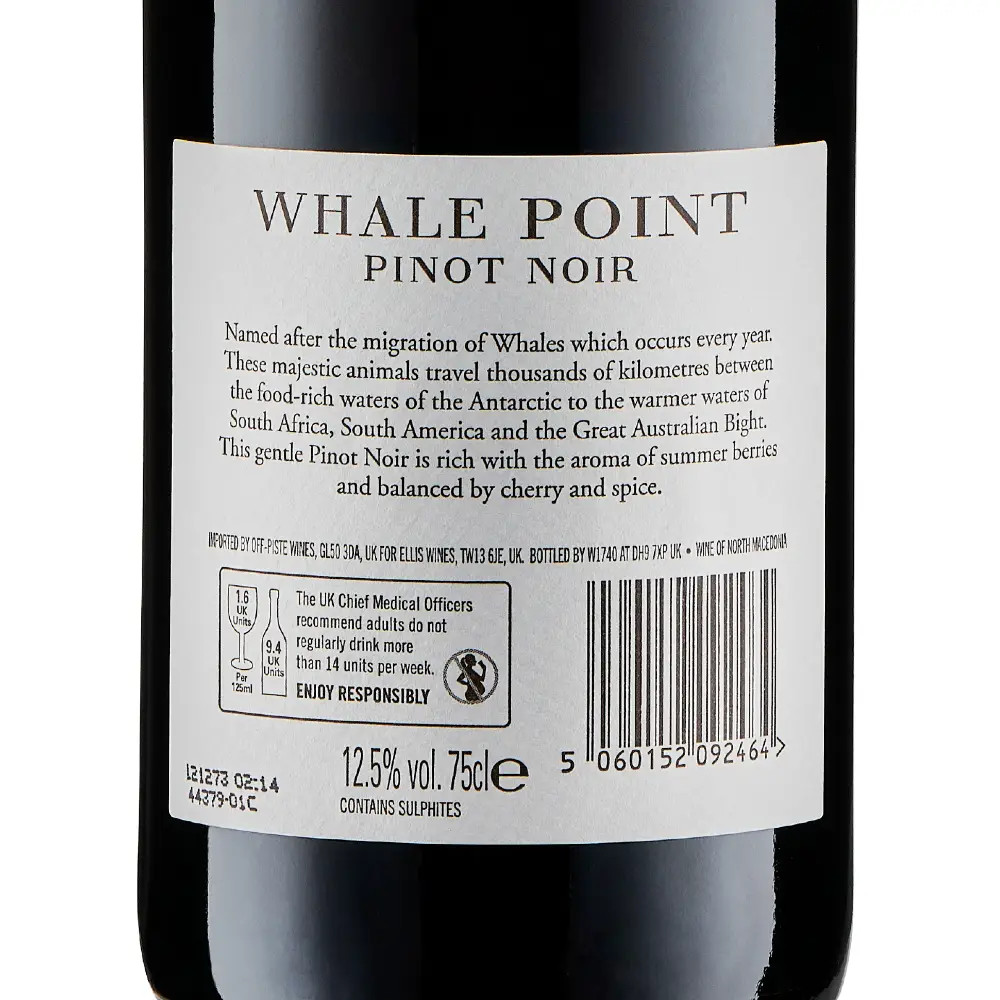 Whale Point Pinot Noir 2020 – The Caskaway